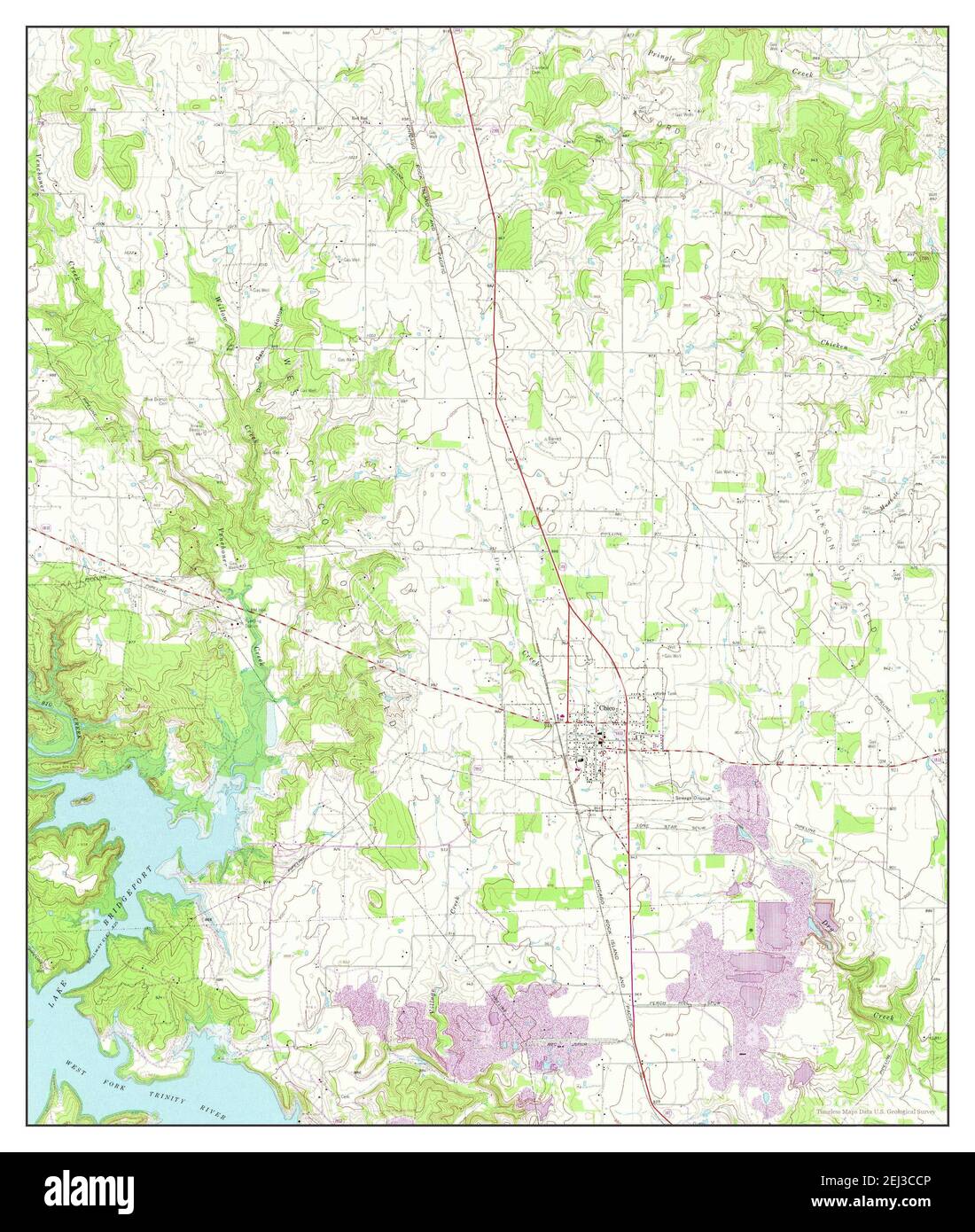 Chico, Texas, map 1961, 1:24000, United States of America by Timeless ...