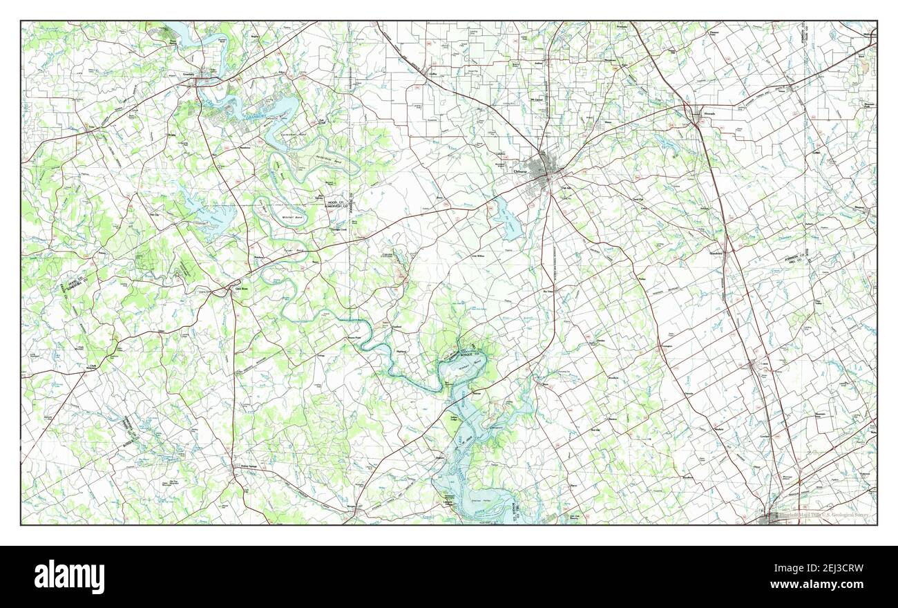 Map of cleburne hi-res stock photography and images - Alamy