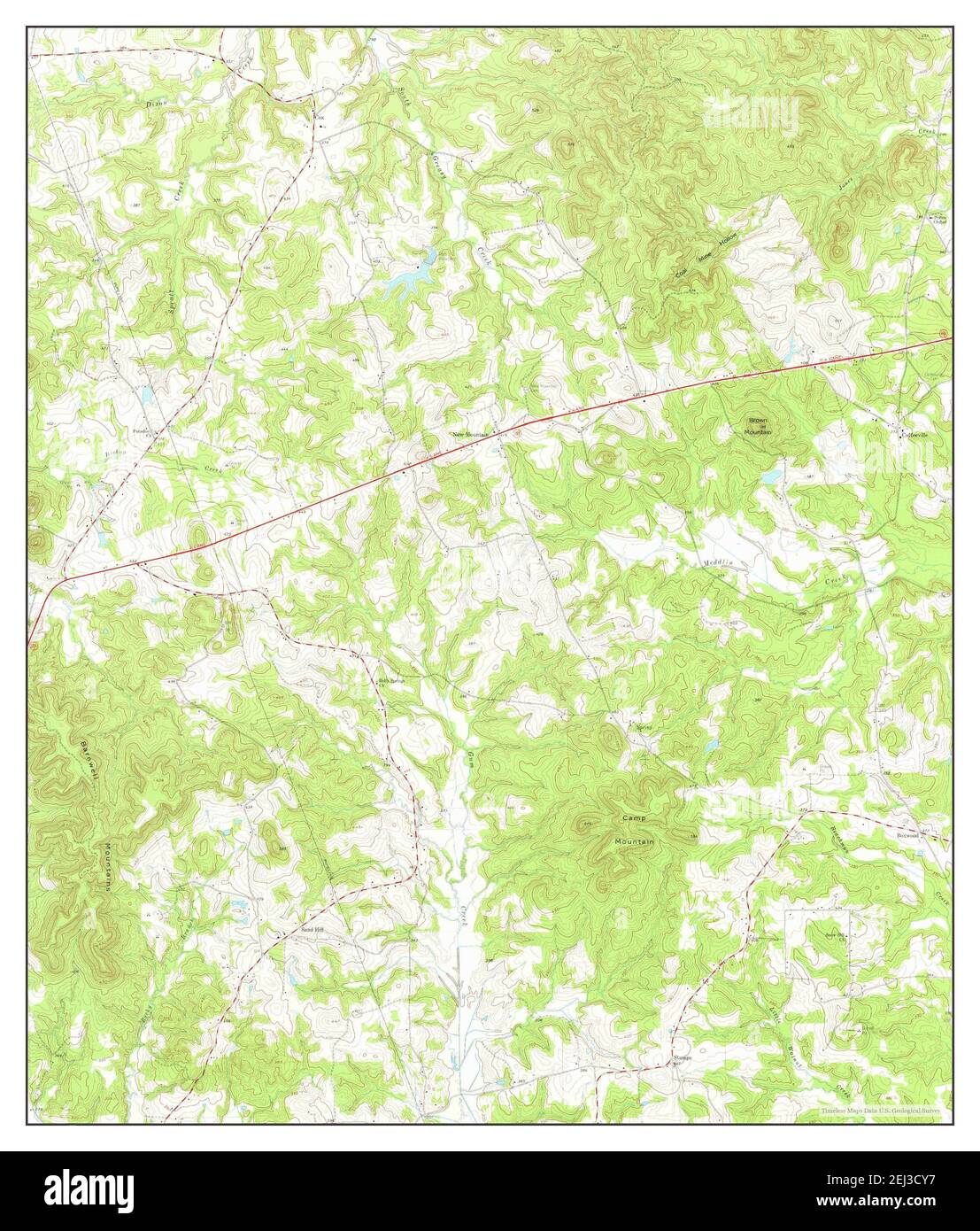 Coffeeville, Texas, map 1960, 1:24000, United States of America by ...