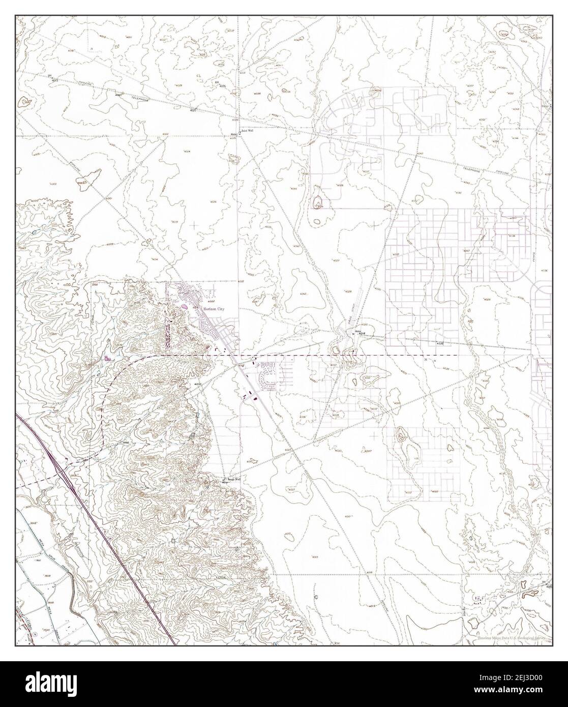 Clint NW, Texas, map 1955, 1:24000, United States of America by ...