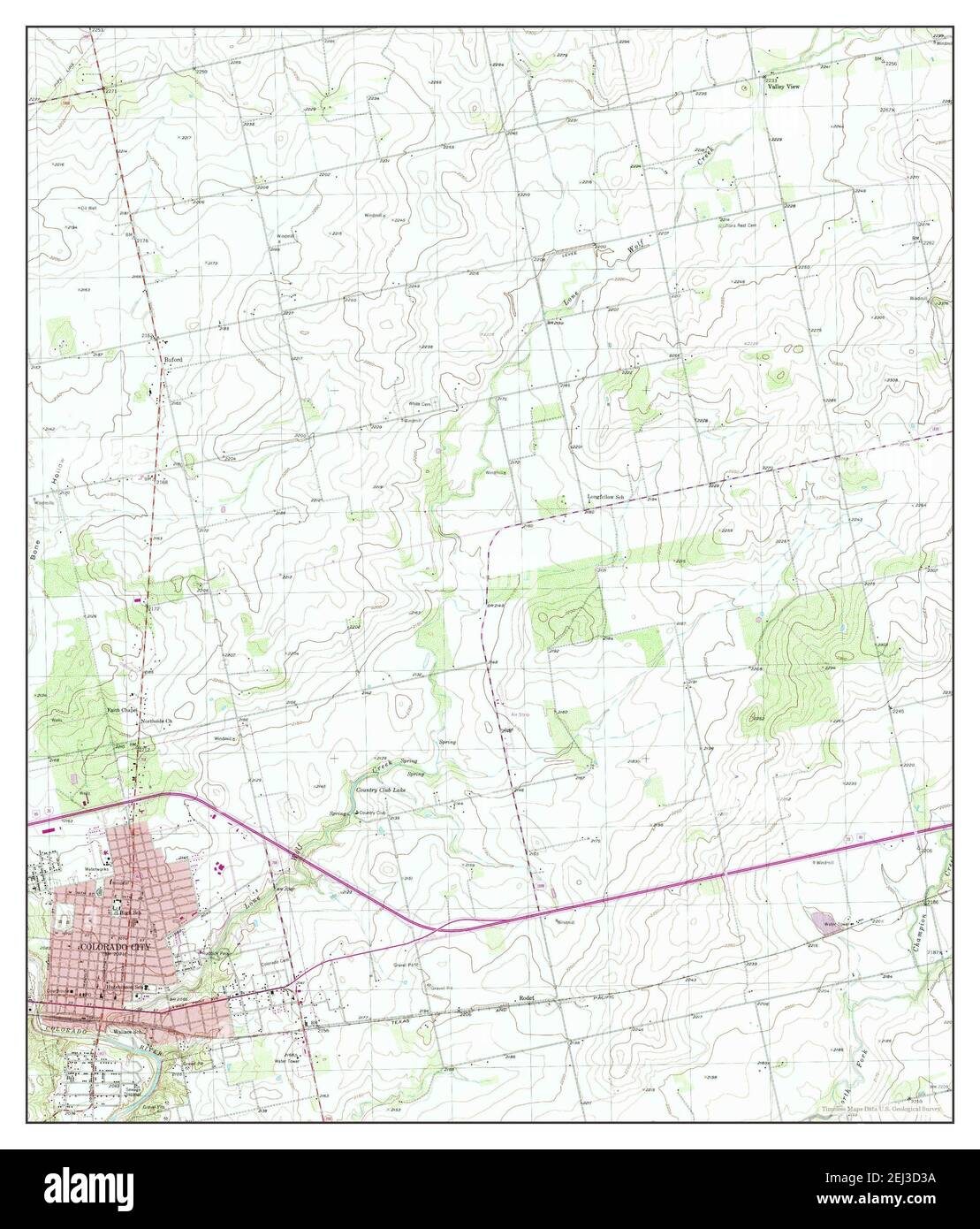 Colorado City, Texas, map 1952, 1:24000, United States of America by ...