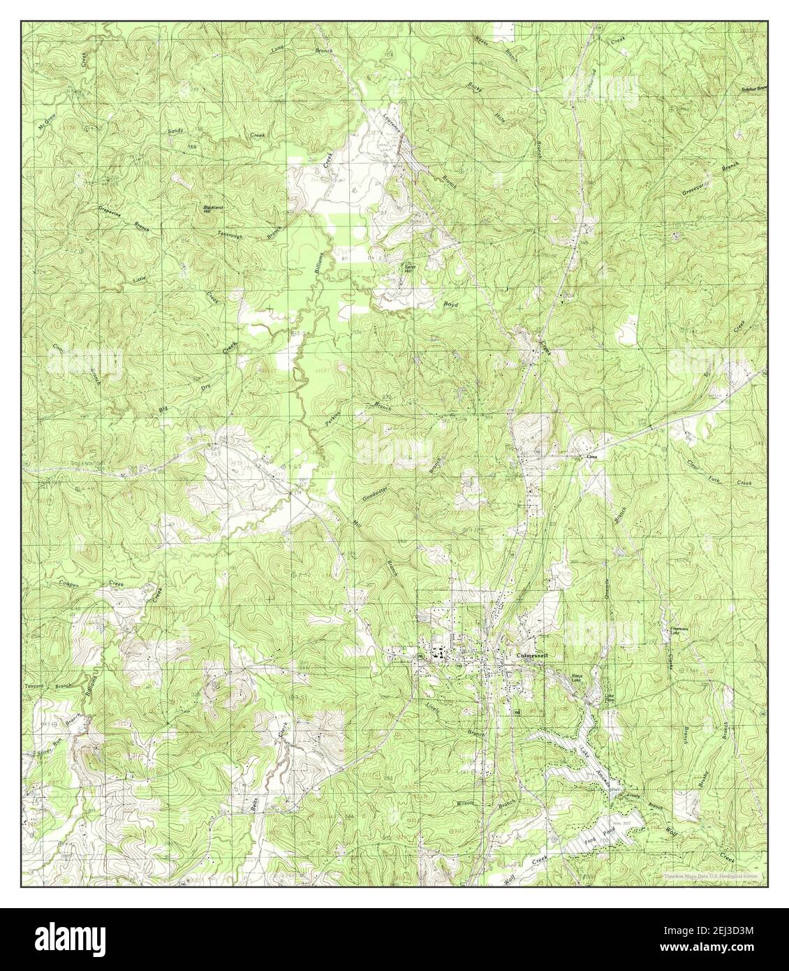 Colmesneil, Texas, map 1984, 1:24000, United States of America by ...