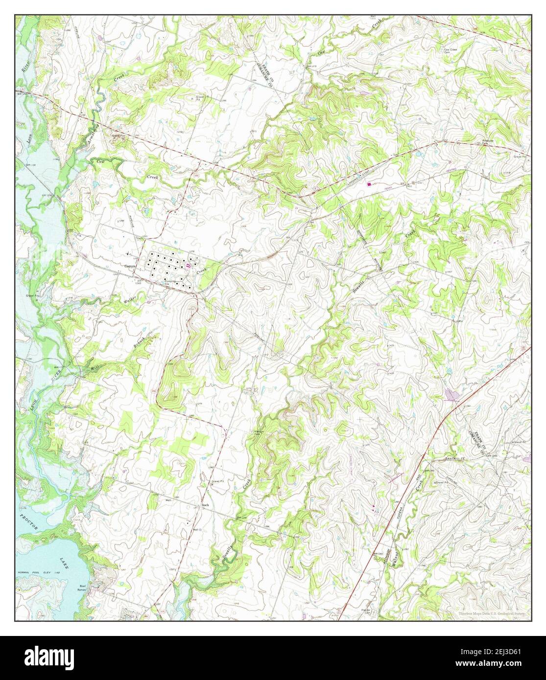 Comyn, Texas, map 1965, 1:24000, United States of America by Timeless ...