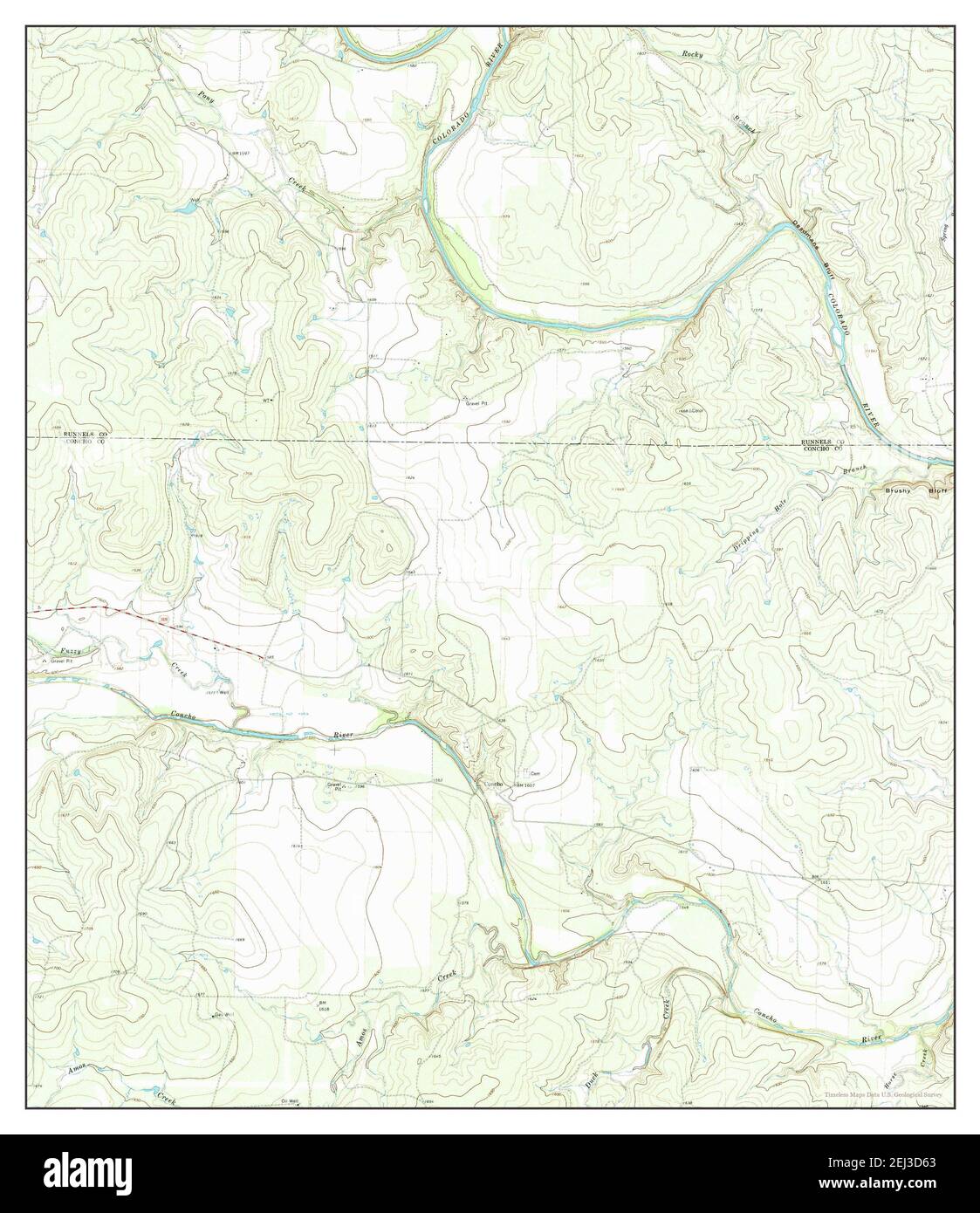 Map of concho Cut Out Stock Images & Pictures - Alamy
