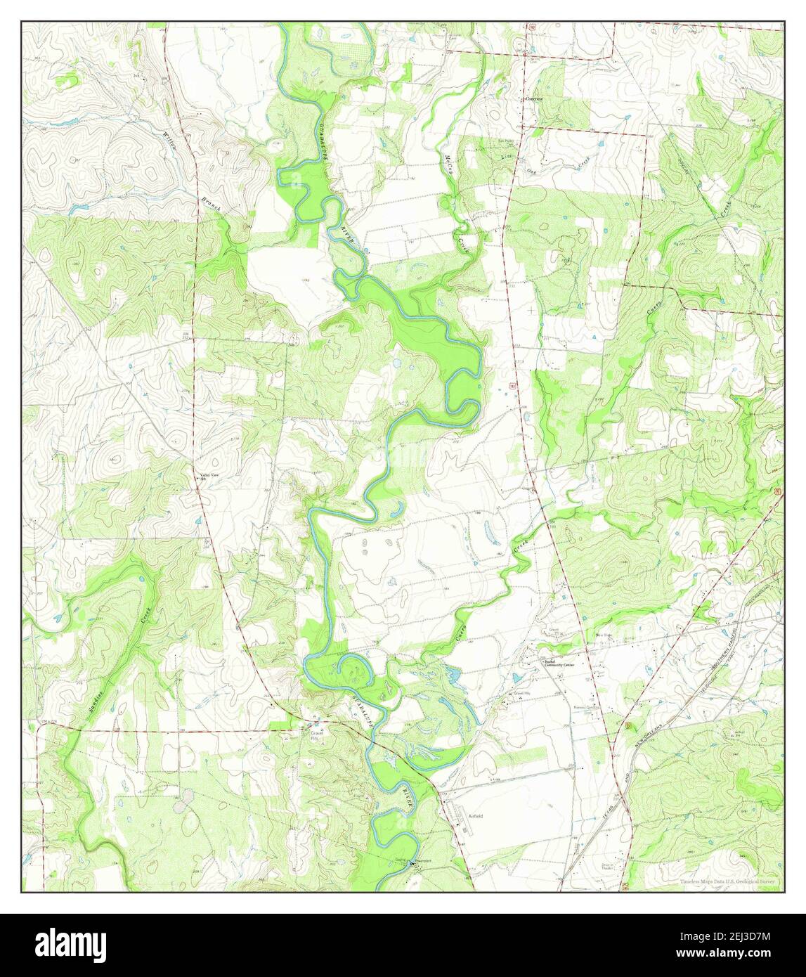 Concrete, Texas, map 1960, 1:24000, United States of America by ...