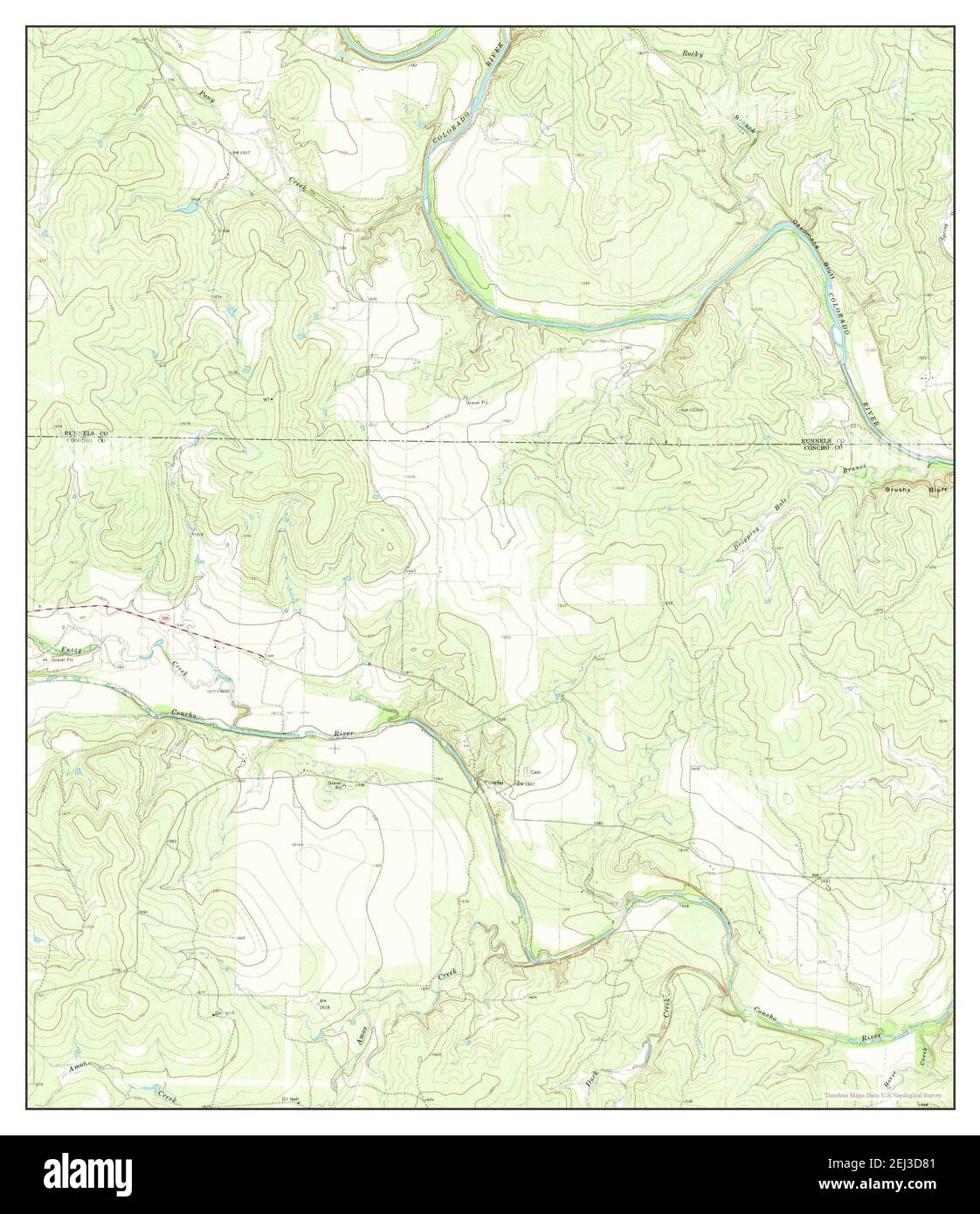Map of concho Cut Out Stock Images & Pictures - Alamy