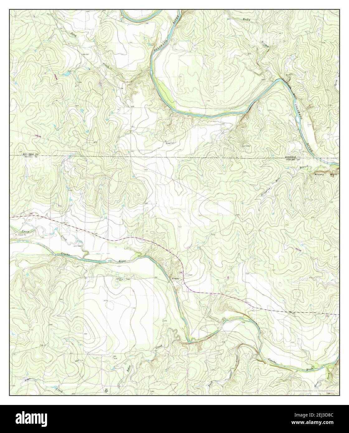 Map of concho hi-res stock photography and images - Alamy