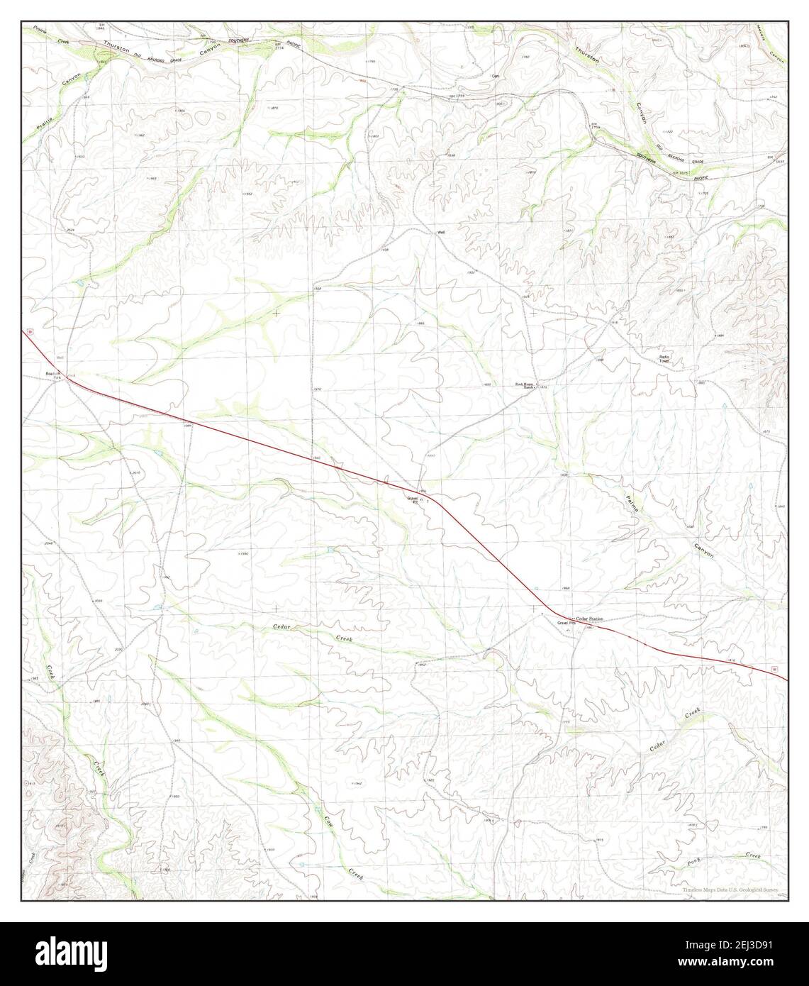 Cook Creek North, Texas, map 1979, 1:24000, United States of America by ...