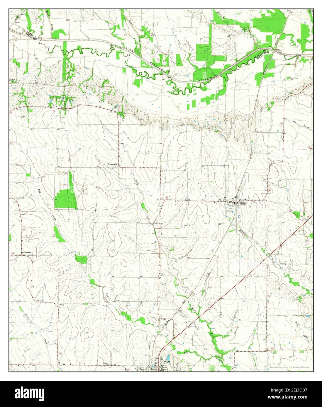 North texas county map Cut Out Stock Images & Pictures - Alamy