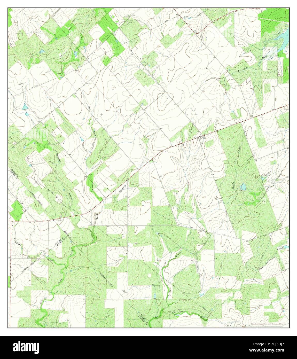 Coy City, Texas, map 1961, 1:24000, United States of America by ...
