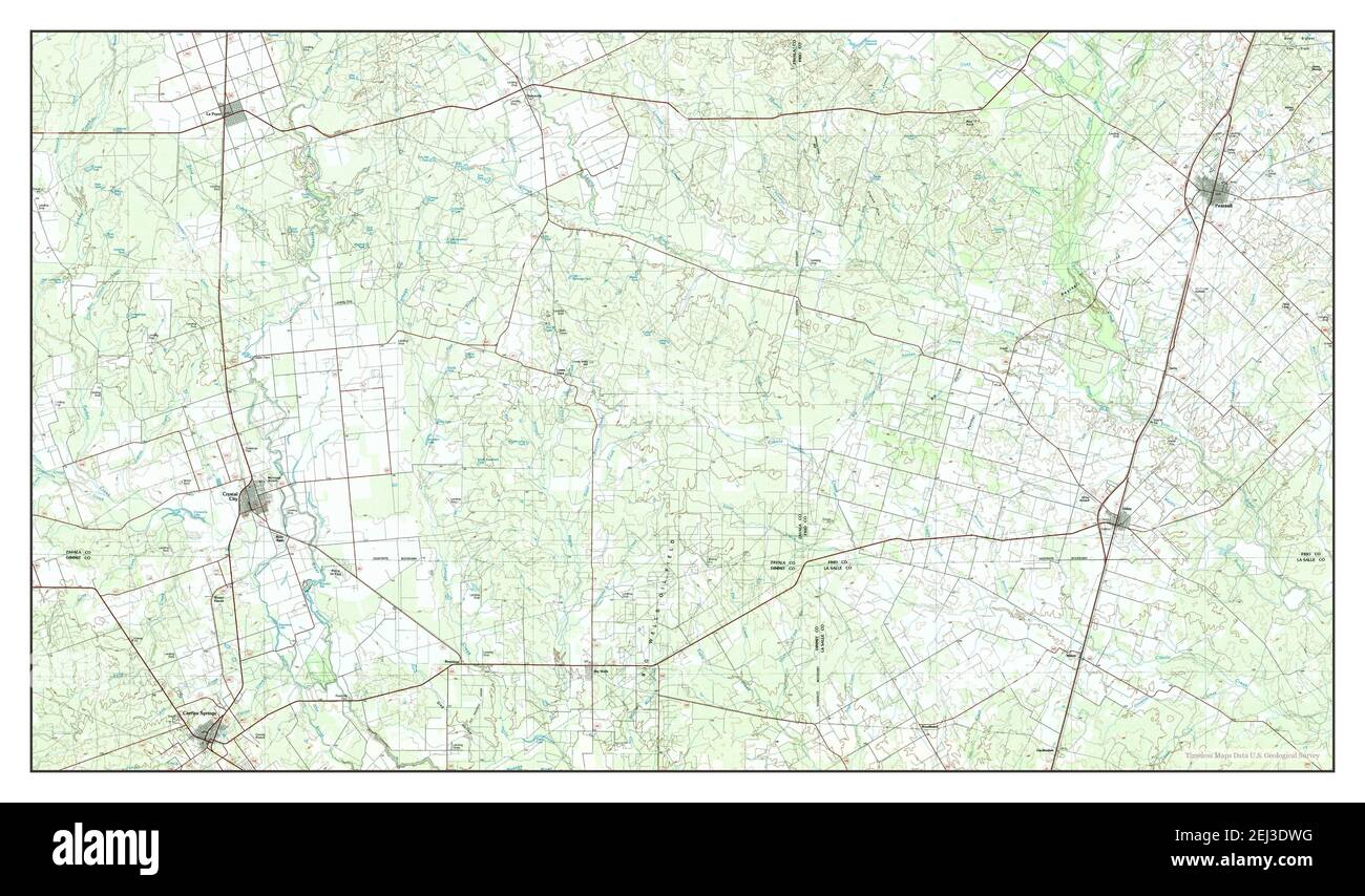 Crystal City, Texas, map 1985, 1:100000, United States of America by ...