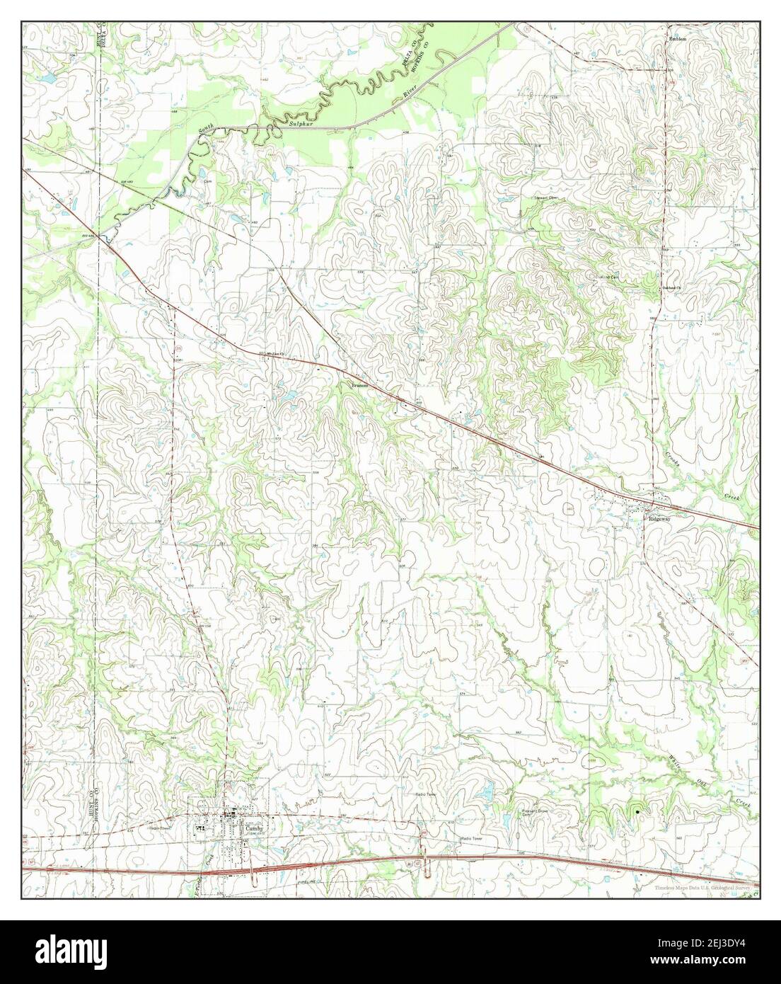 Cumby, Texas, map 1964, 1:24000, United States of America by Timeless ...