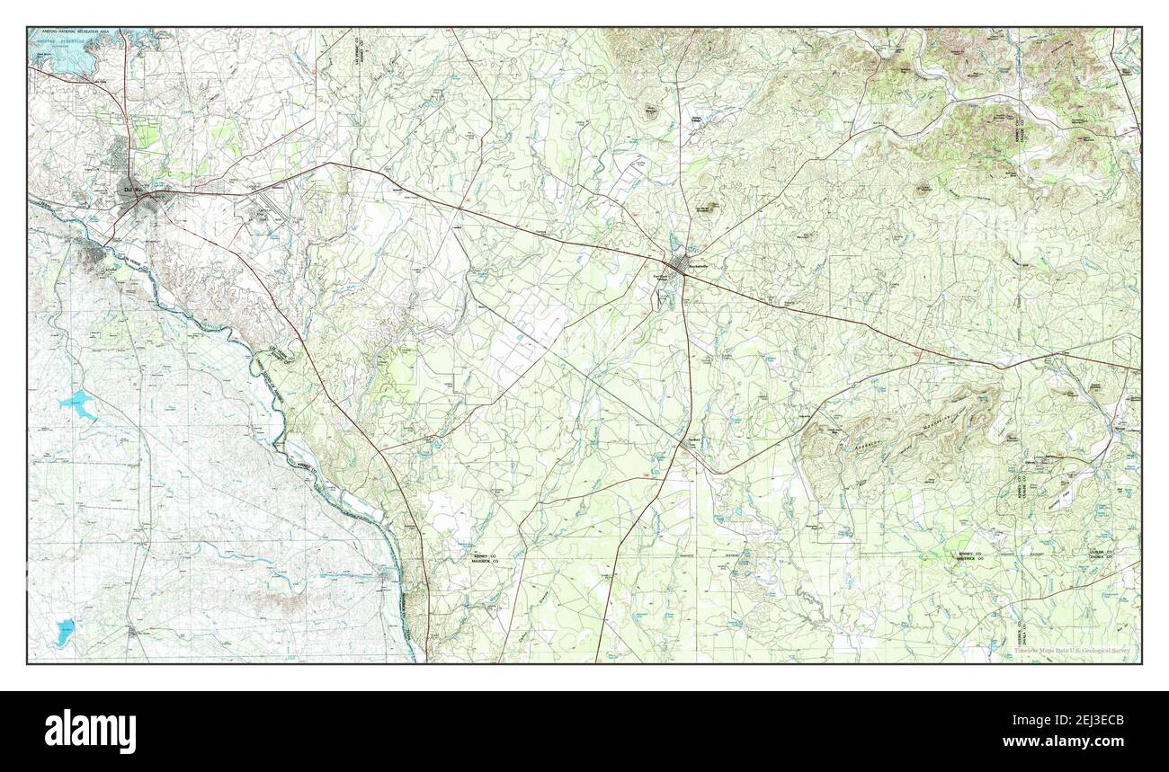 Del Rio, Texas, map 1986, 1:100000, United States of America by ...