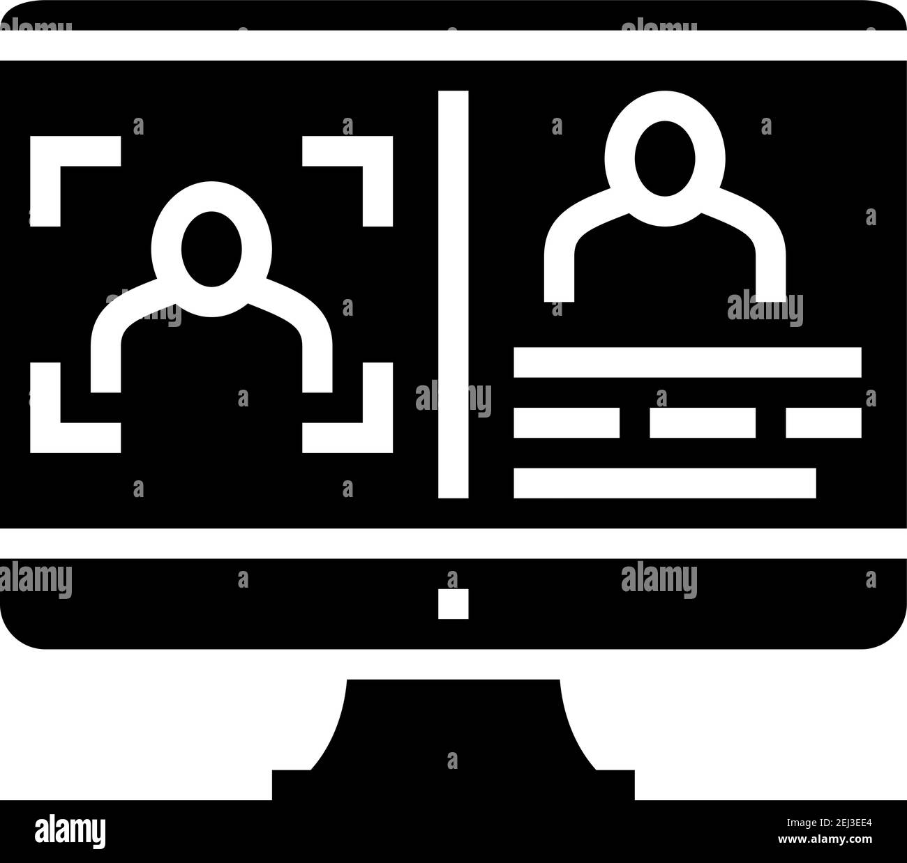 Laptop video camera face id hi-res stock photography and images - Alamy