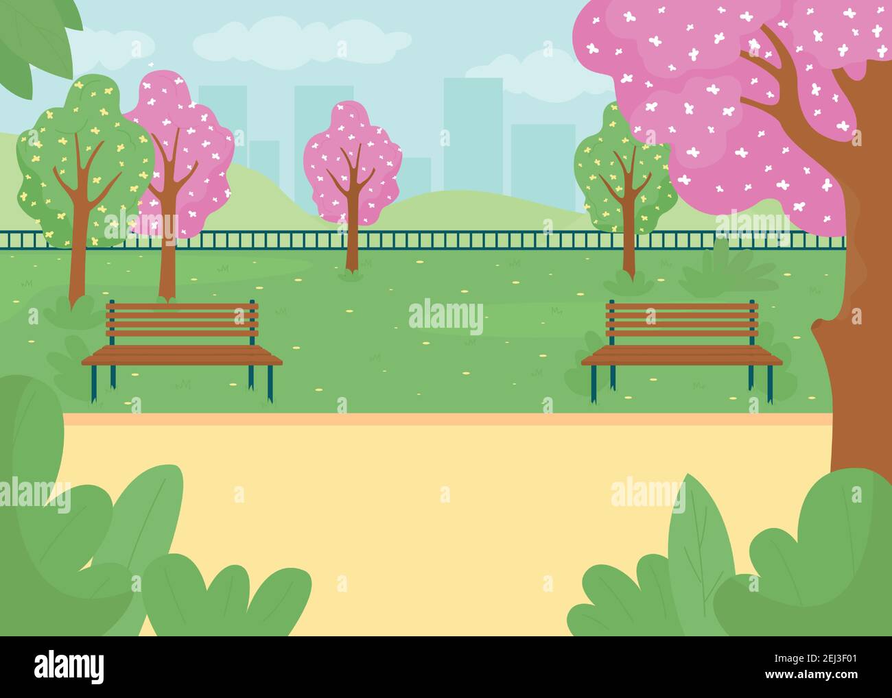 Pathway flower Stock Vector Images - Alamy