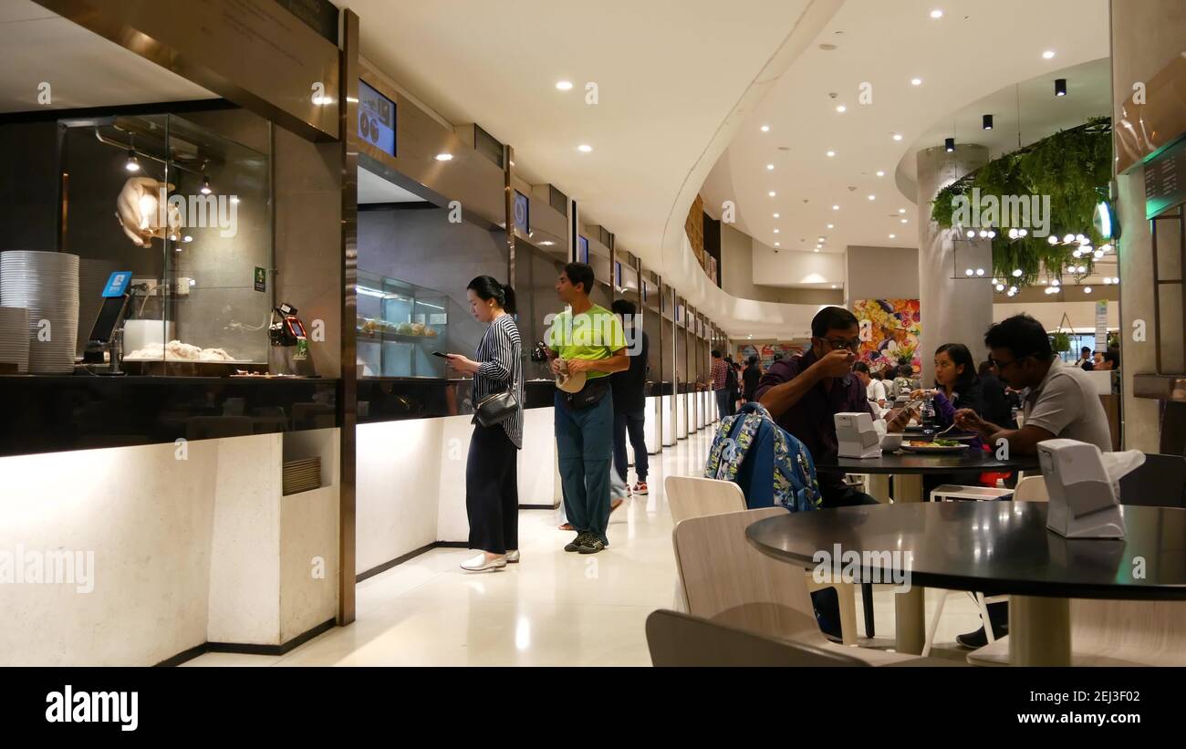 Modern asian restaurant buffet hi-res stock photography and images - Alamy