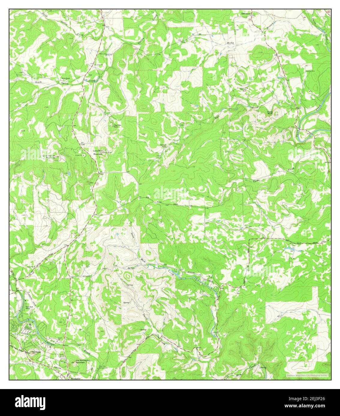 Driftwood, Texas, map 1964, 1:24000, United States of America by ...
