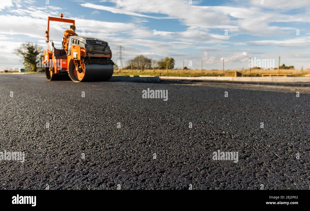 Tarmac roller hi-res stock photography and images - Alamy