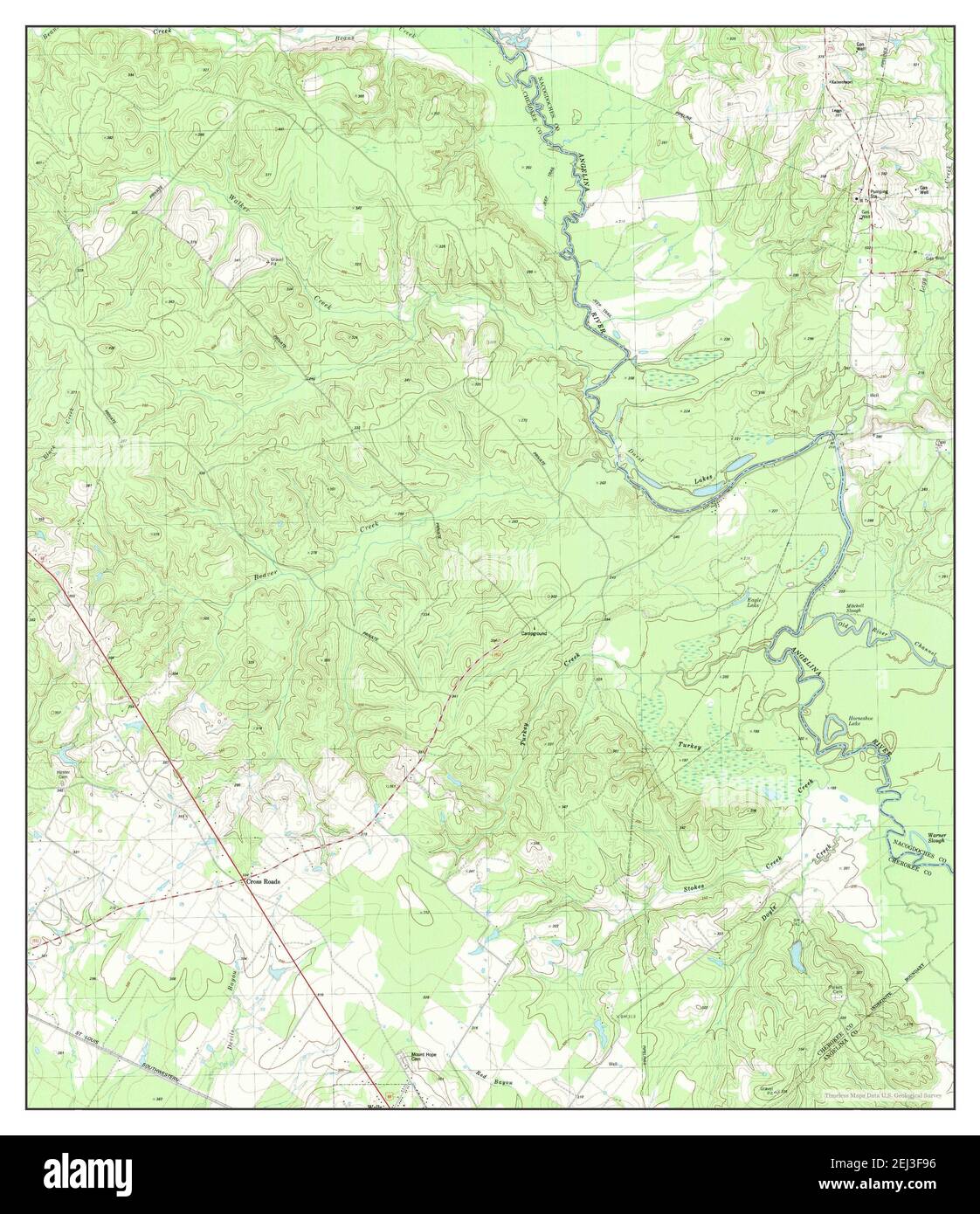 Durst Lakes, Texas, map 1983, 1:24000, United States of America by ...