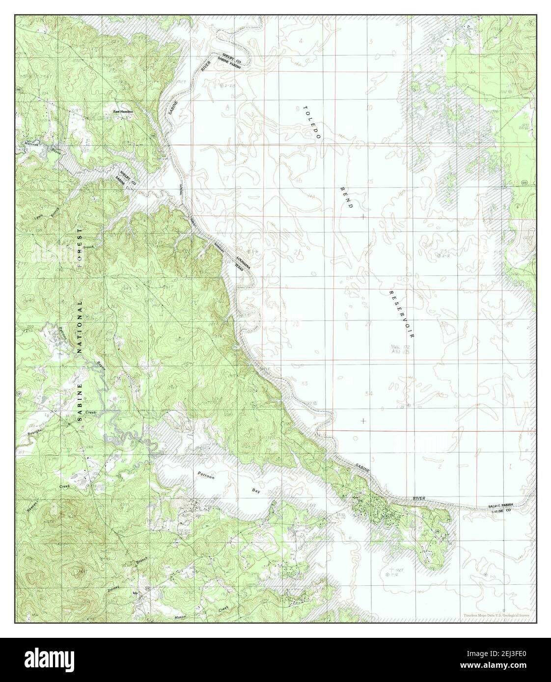East Hamilton, Texas, map 1984, 1:24000, United States of America by ...