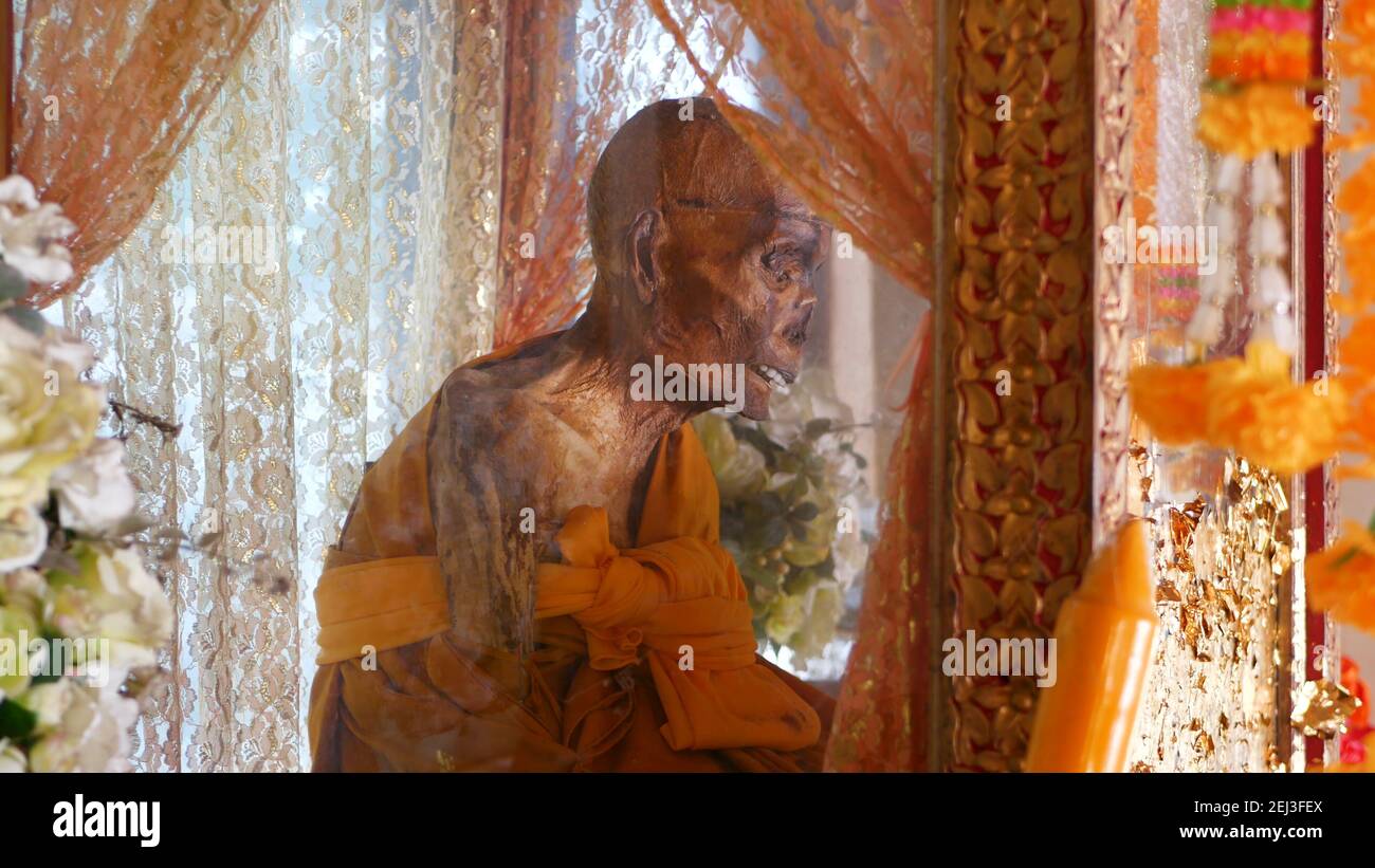 KOH SAMUI ISLAND, THAILAND - 17 JULY 2019: Wat Khiri Wongkaram Buddhist ...