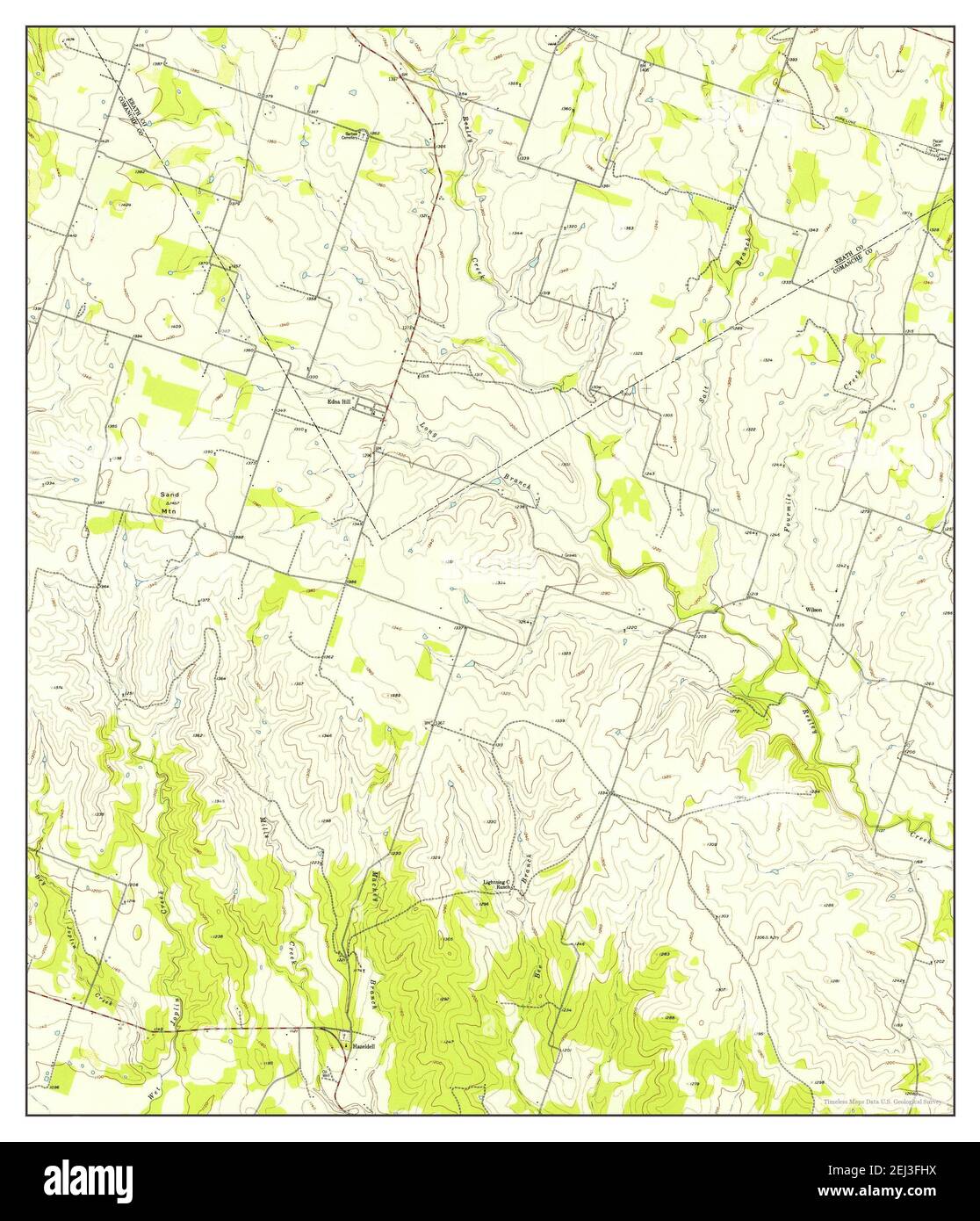 Edna texas map hi-res stock photography and images - Alamy