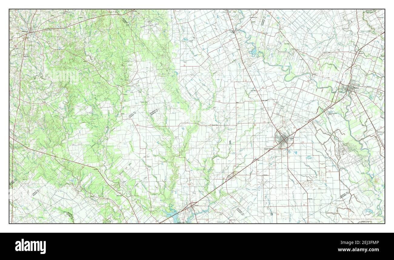 El Campo, Texas, map 1994, 1:100000, United States of America by ...