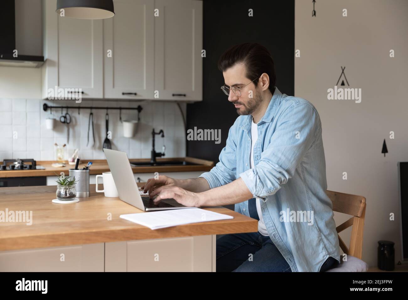 Work distant hi-res stock photography and images - Alamy