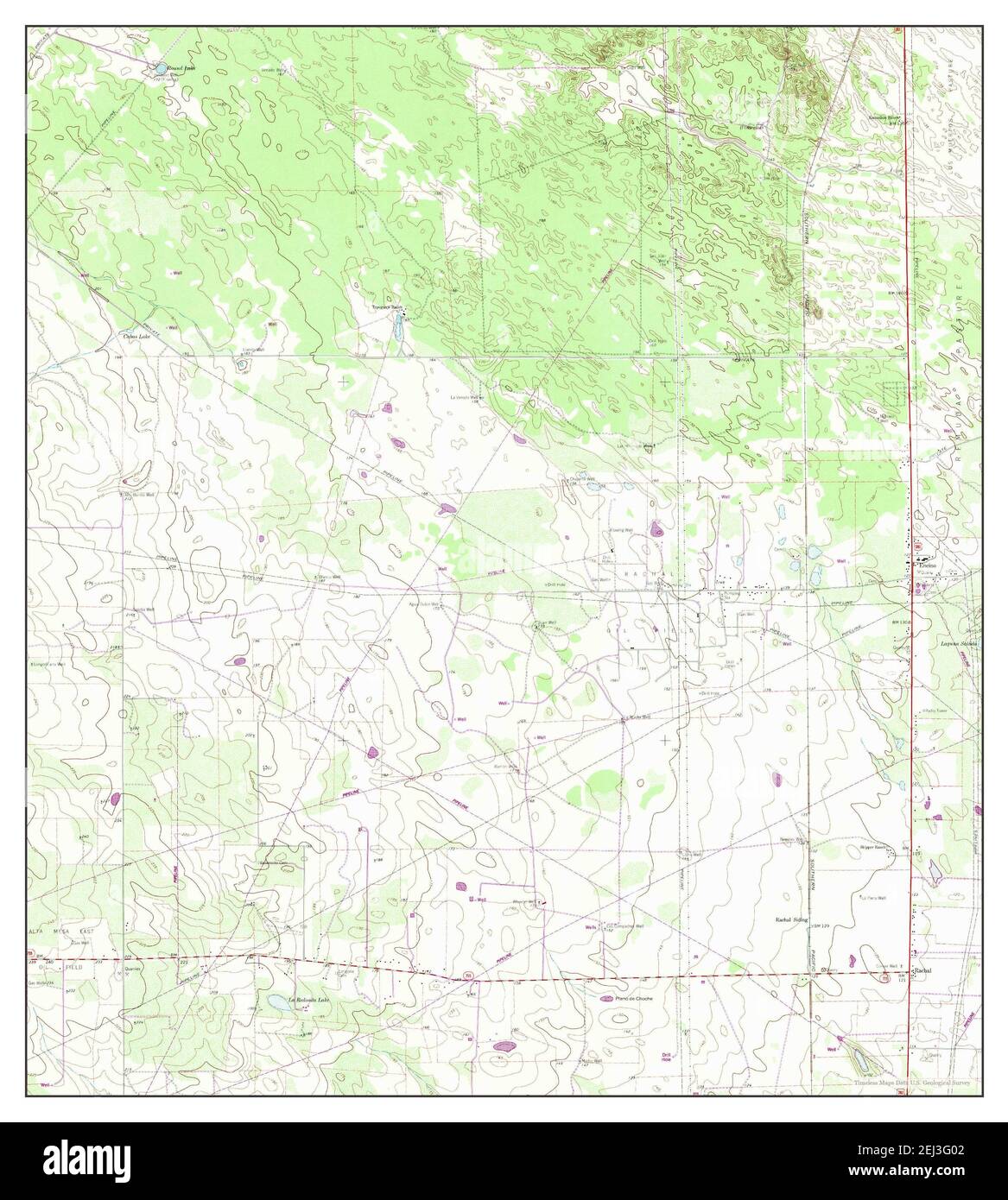 Encino map Cut Out Stock Images & Pictures - Alamy