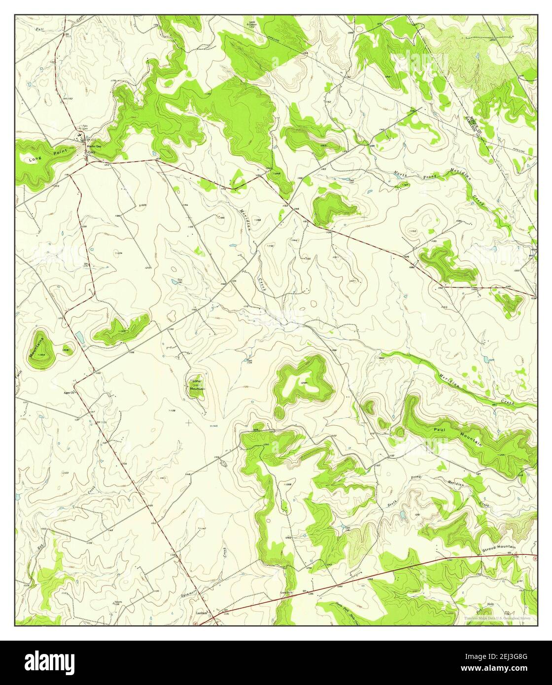 Fairy, Texas, map 1956, 1:24000, United States of America by Timeless ...