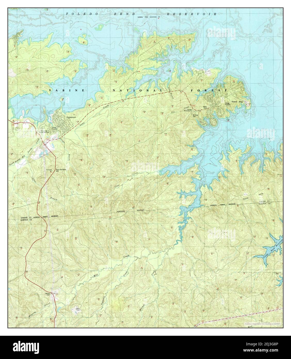 Fairmount, Texas, map 1985, 1:24000, United States of America by ...
