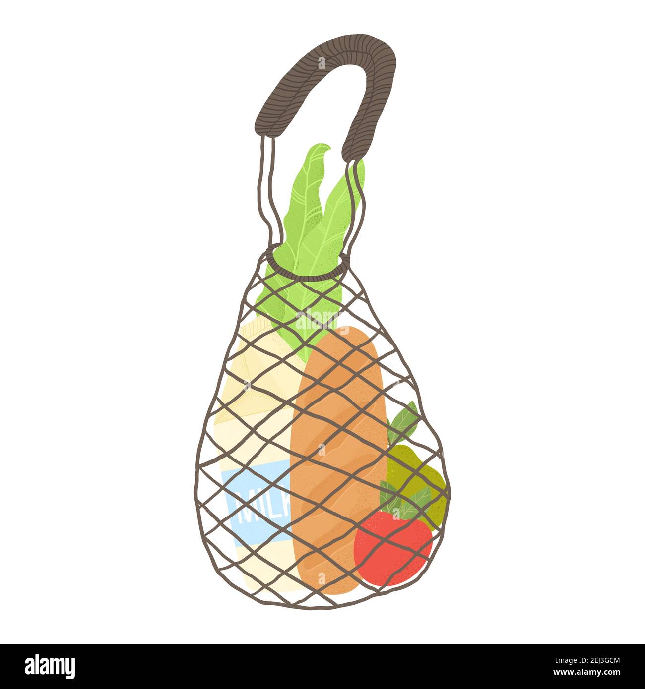 Grocery bags concept Cut Out Stock Images & Pictures - Alamy