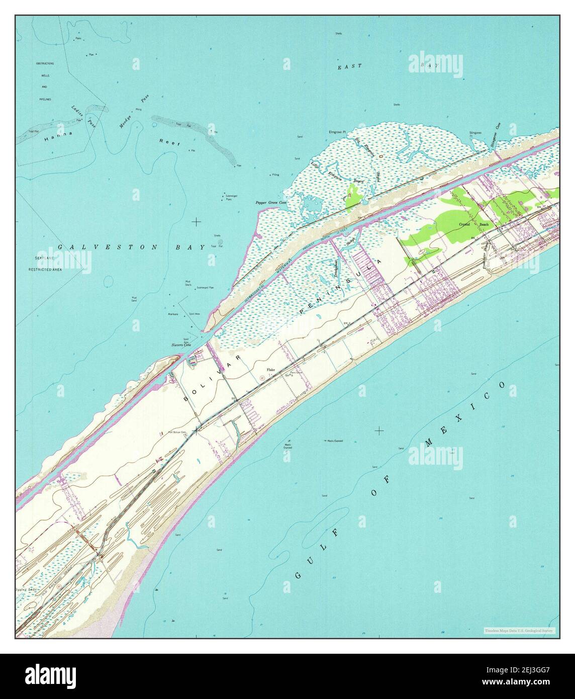 Flake, Texas, map 1954, 1:24000, United States of America by Timeless ...