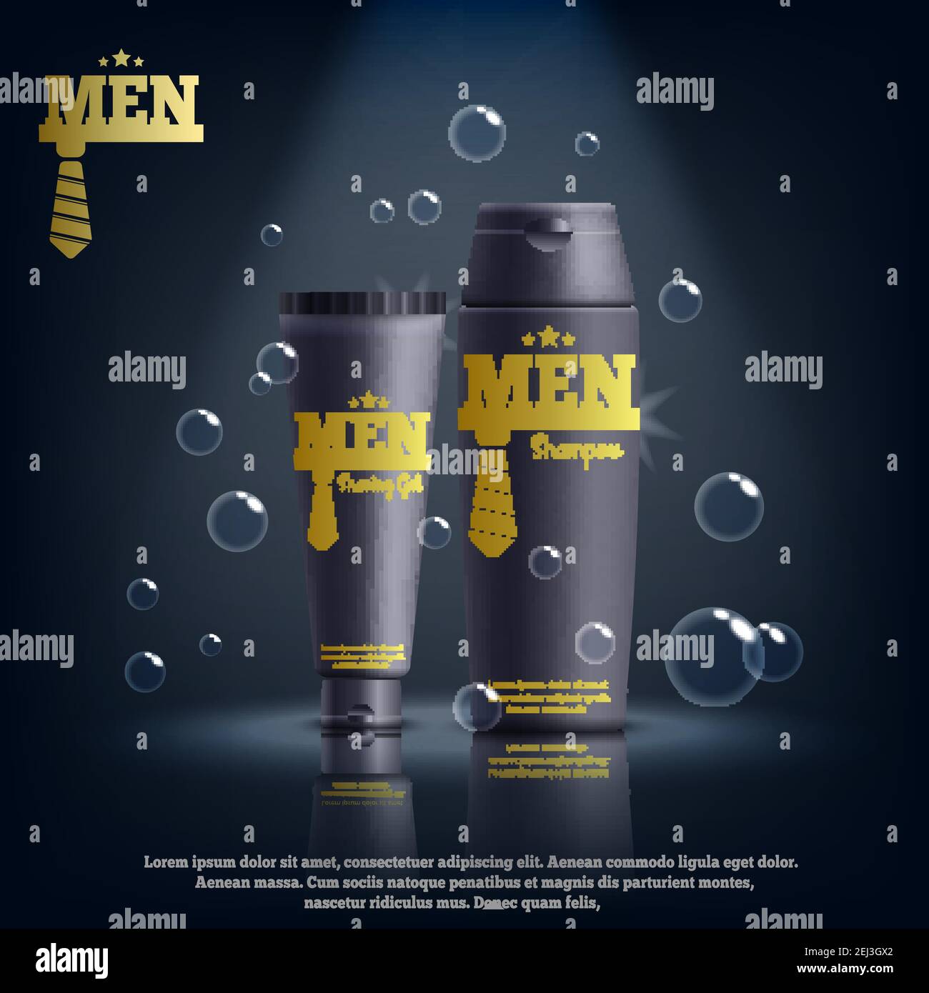 Mens cosmetics Stock Vector Images - Alamy