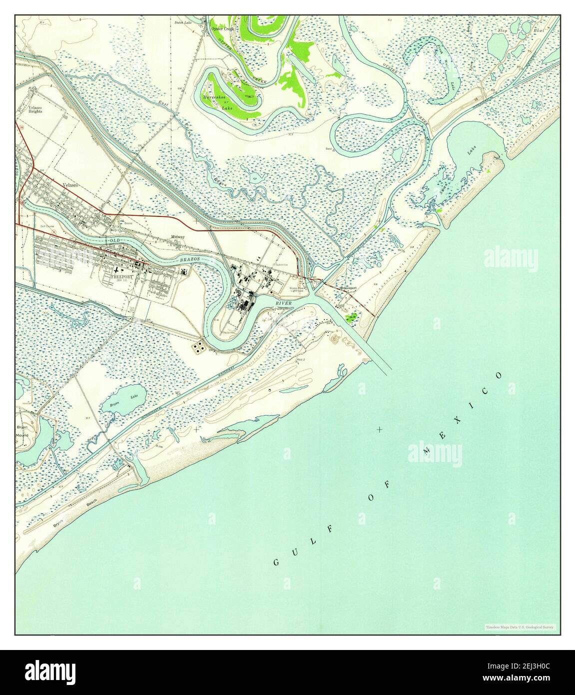 Freeport texas map hi-res stock photography and images - Alamy