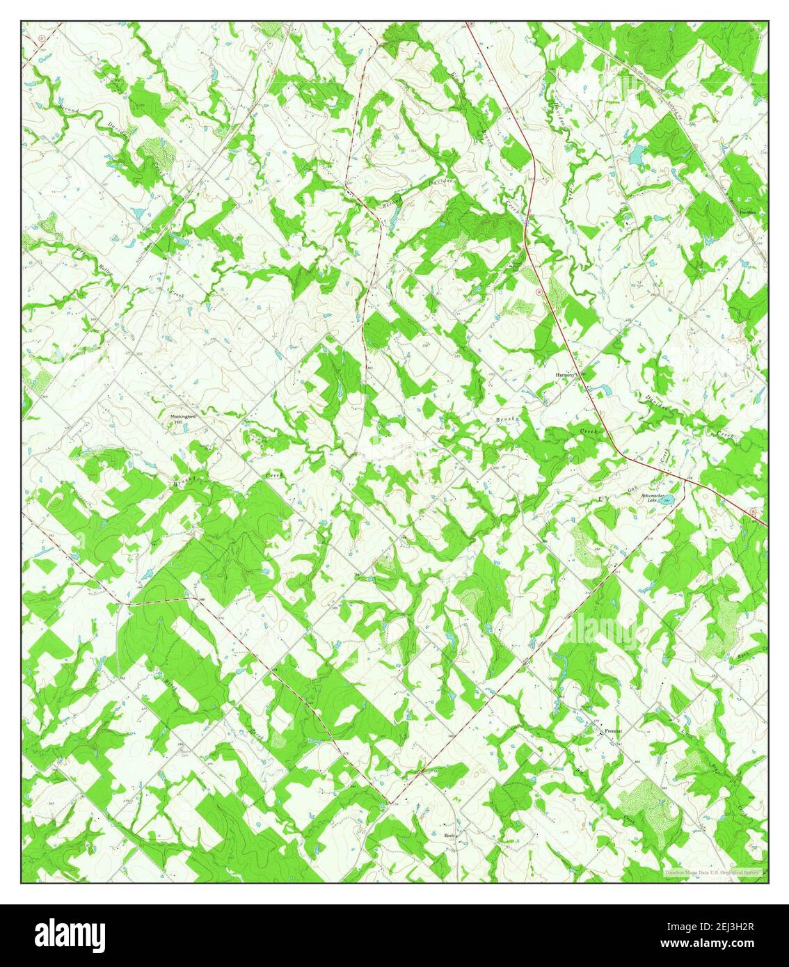 Frenstat, Texas, map 1960, 1:24000, United States of America by ...
