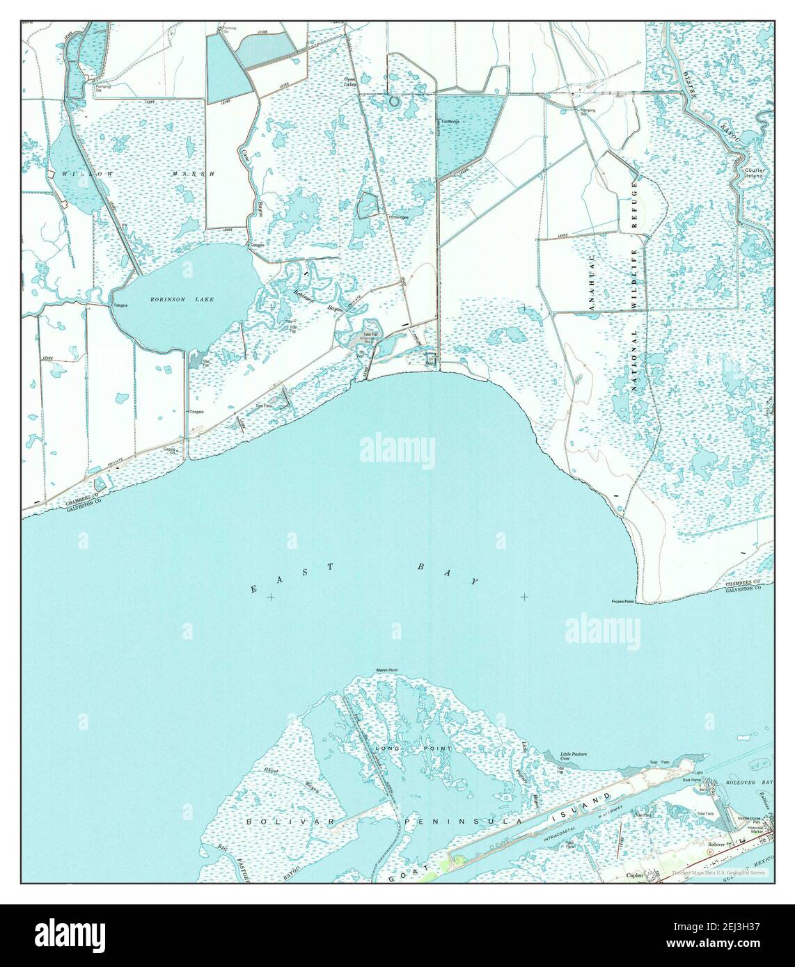 Frozen Point, Texas, map 1994, 1:24000, United States of America by ...