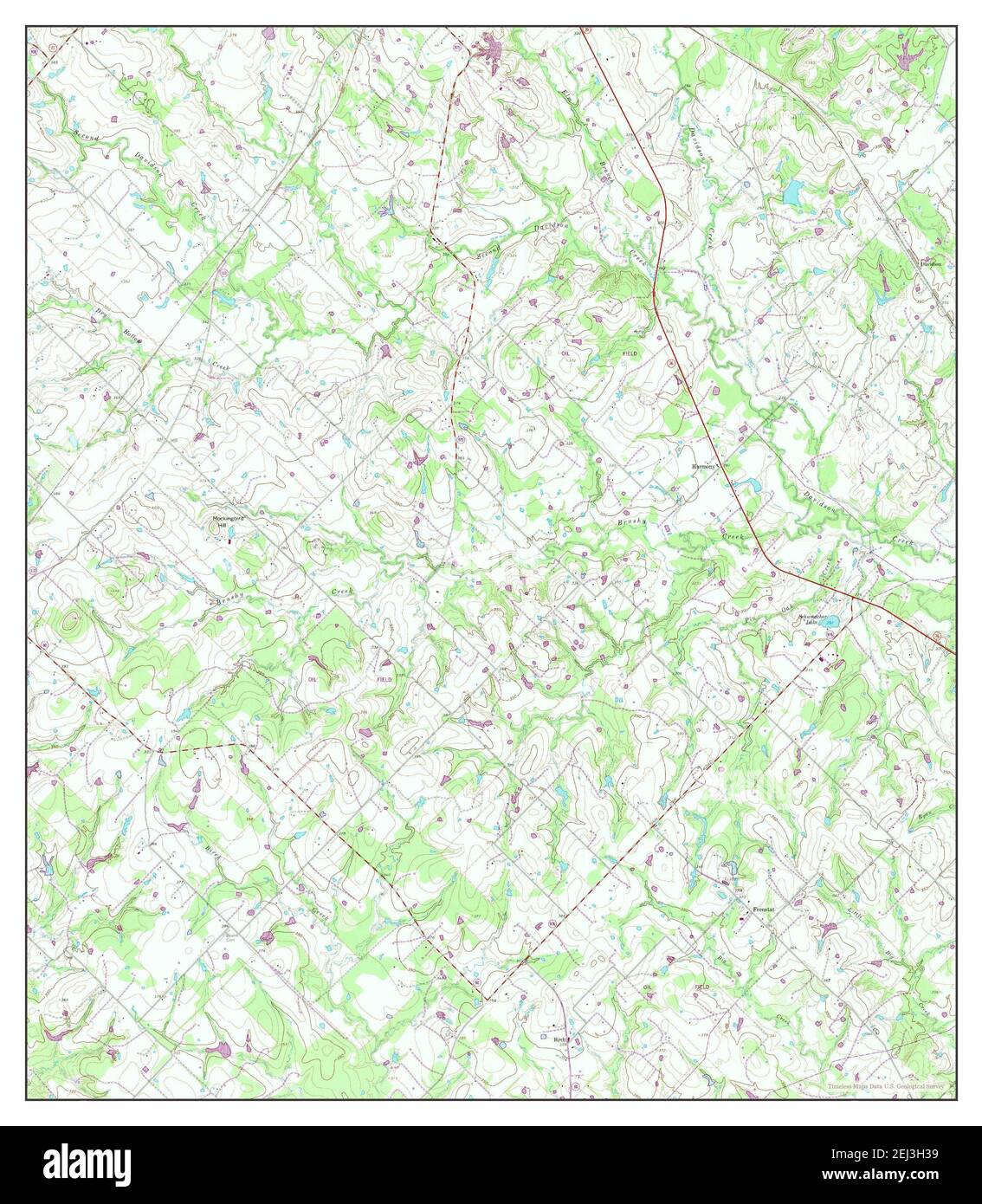 Frenstat, Texas, map 1960, 1:24000, United States of America by ...