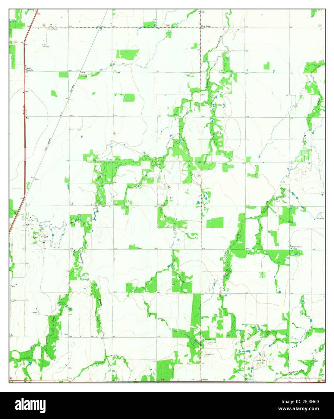 Funston, Texas, map 1965, 1:24000, United States of America by Timeless ...