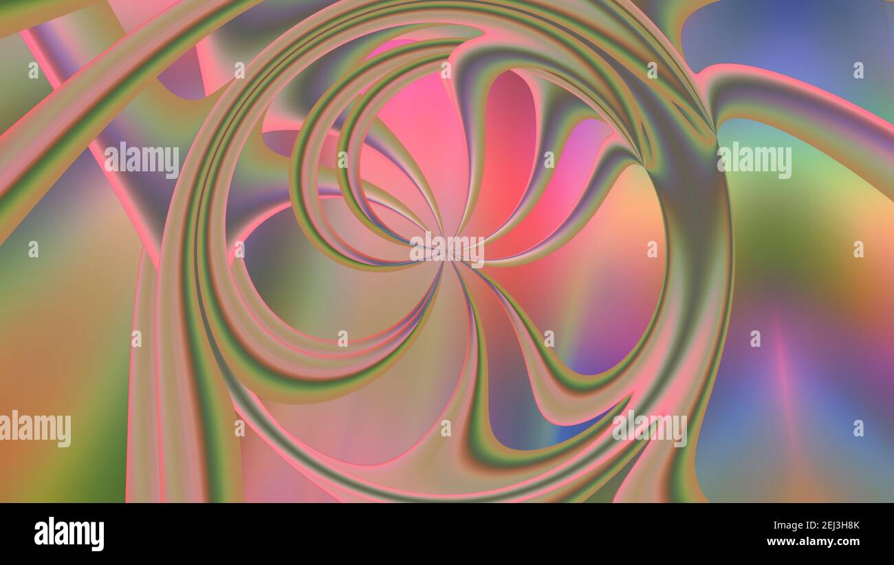 Abstract rainbow pink background with lines. 3d image Stock Photo - Alamy