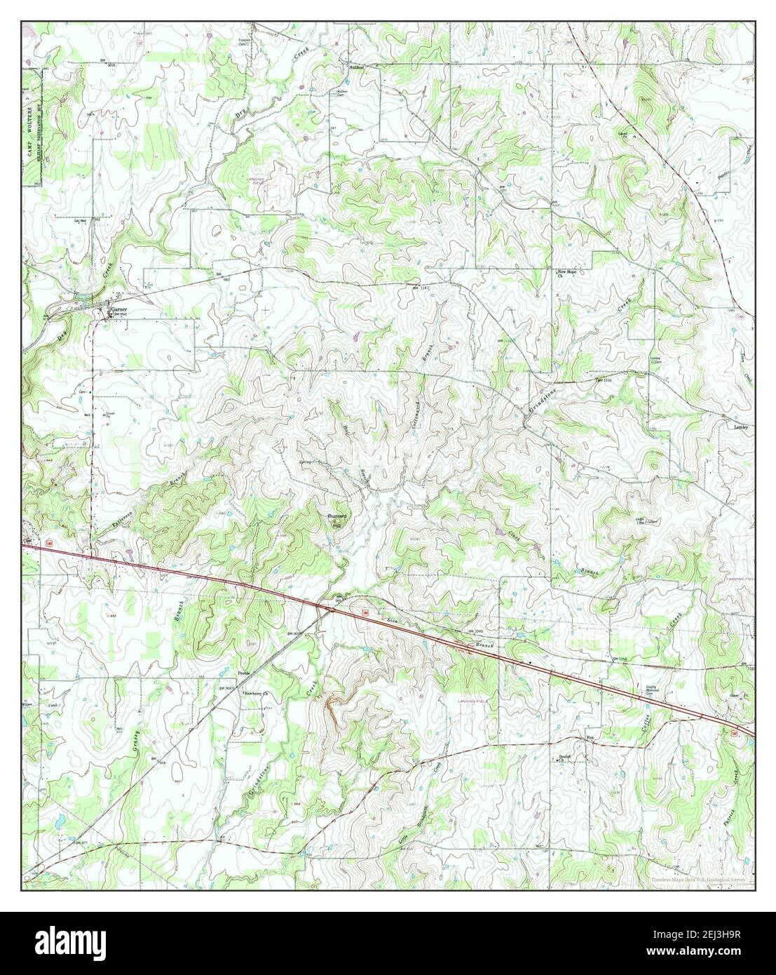 Garner, Texas, map 1959, 1:24000, United States of America by Timeless ...