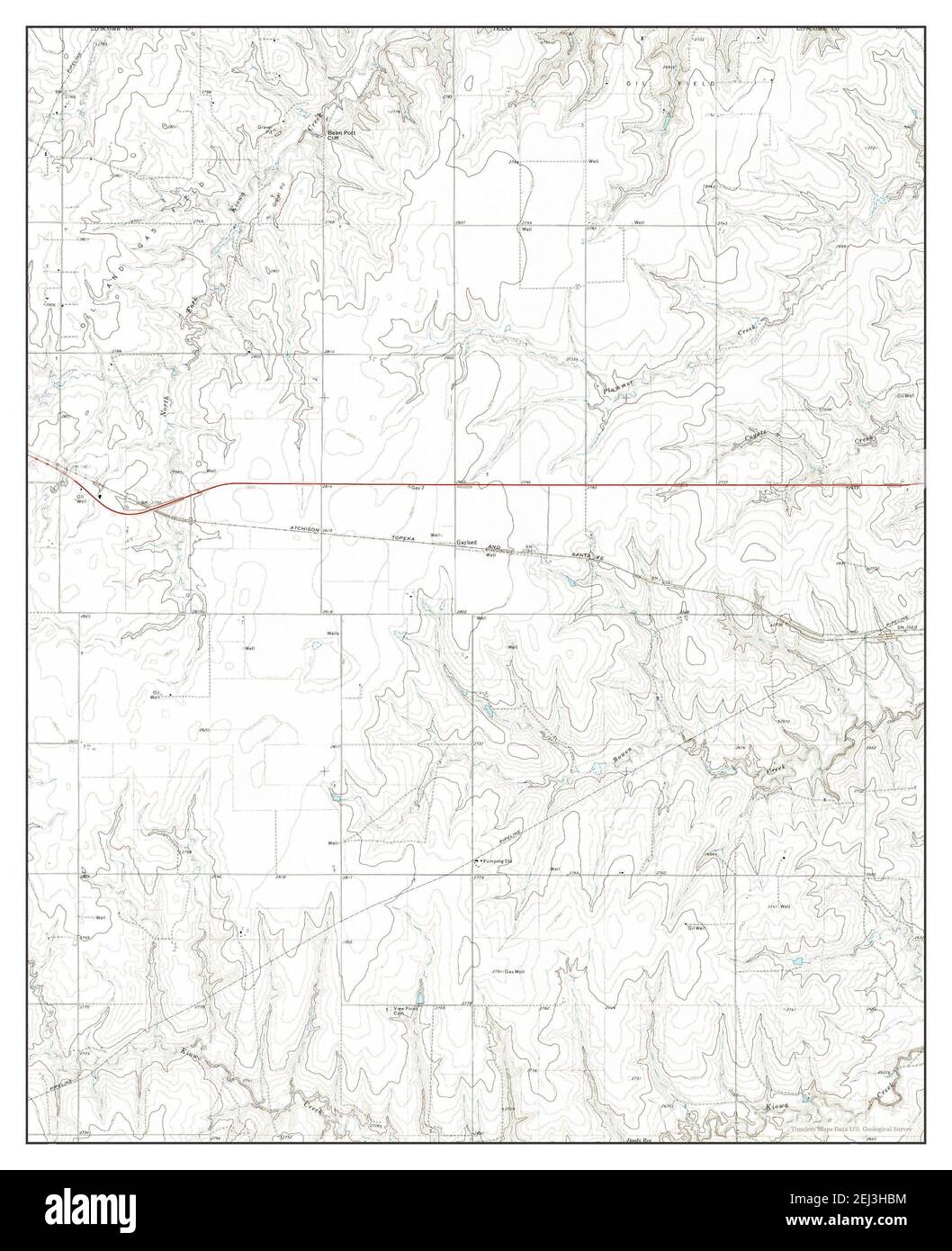 Gaylord, Texas, map 1972, 1:24000, United States of America by Timeless ...