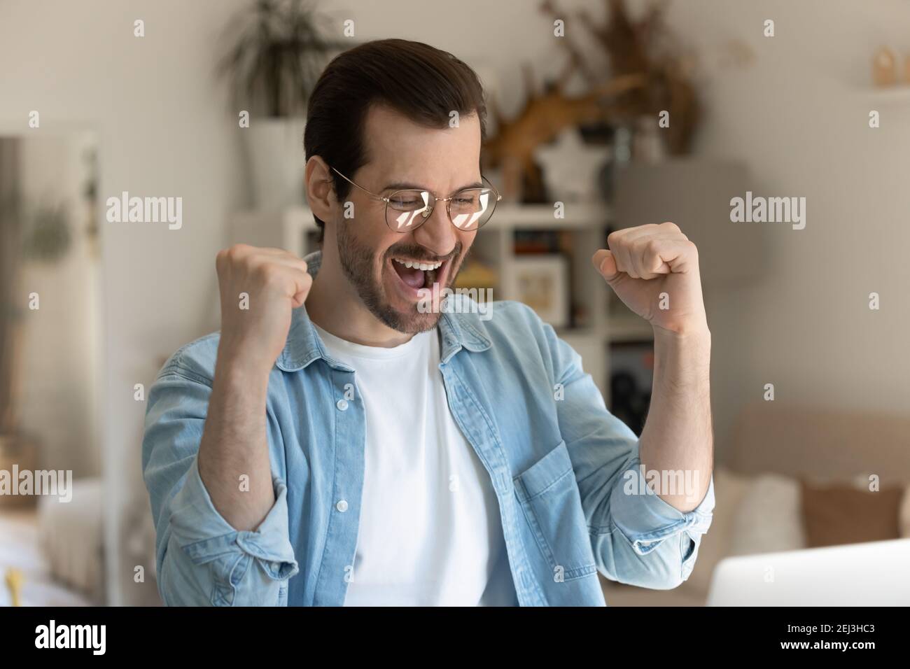 You win computer hi-res stock photography and images - Alamy