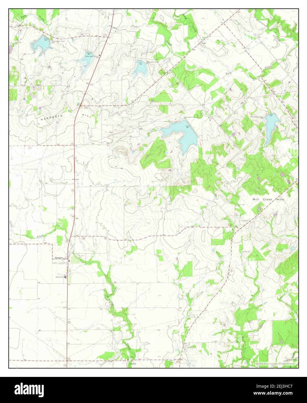 Geronimo, Texas, map 1964, 1:24000, United States of America by ...