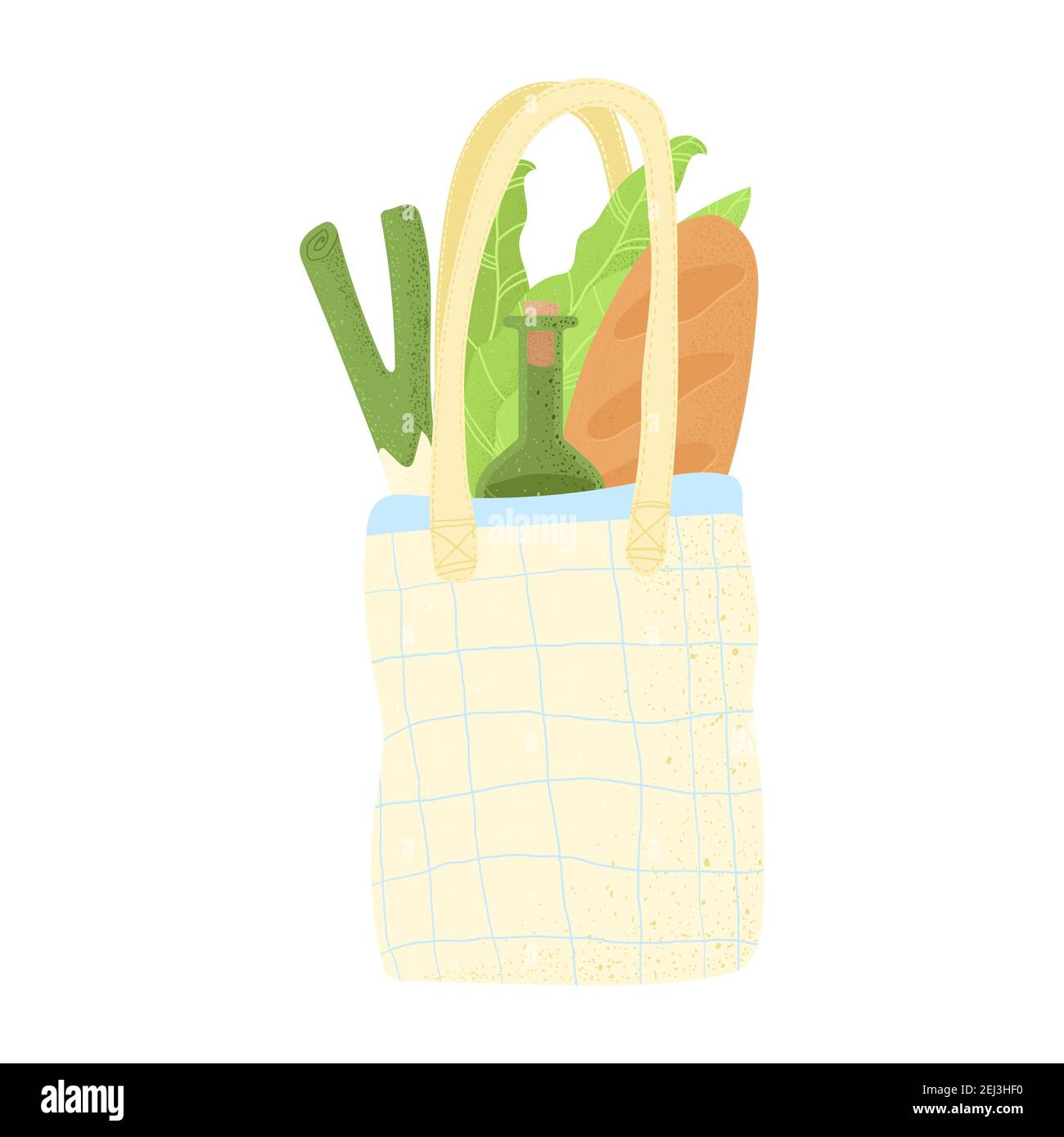 White eco tote bag Stock Vector Images - Alamy