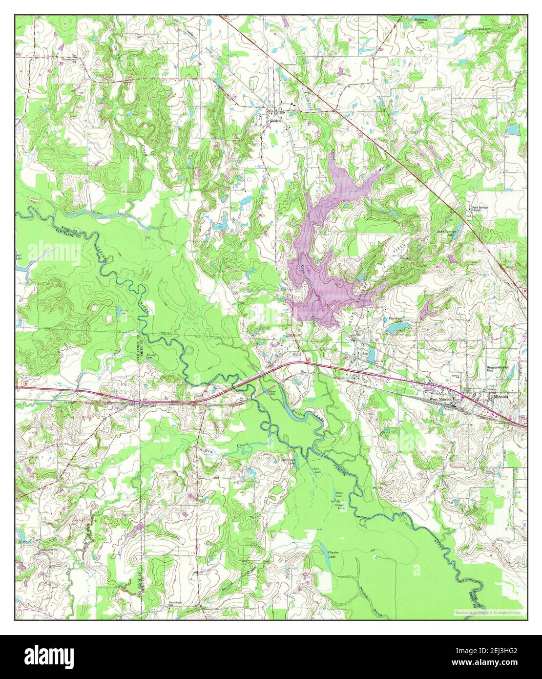 Golden, Texas, map 1959, 1:24000, United States of America by Timeless ...