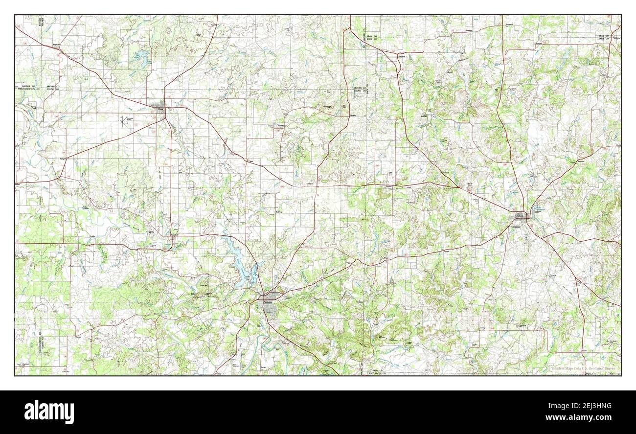 Graham county map hi-res stock photography and images - Alamy