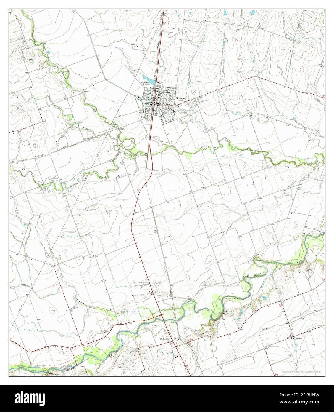 Map Of Granger High Resolution Stock Photography and Images - Alamy