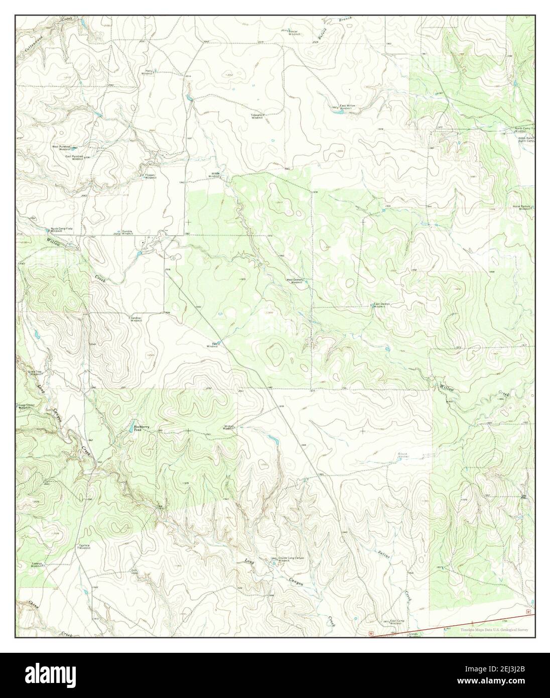 Guthrie NW, Texas, map 1967, 1:24000, United States of America by ...
