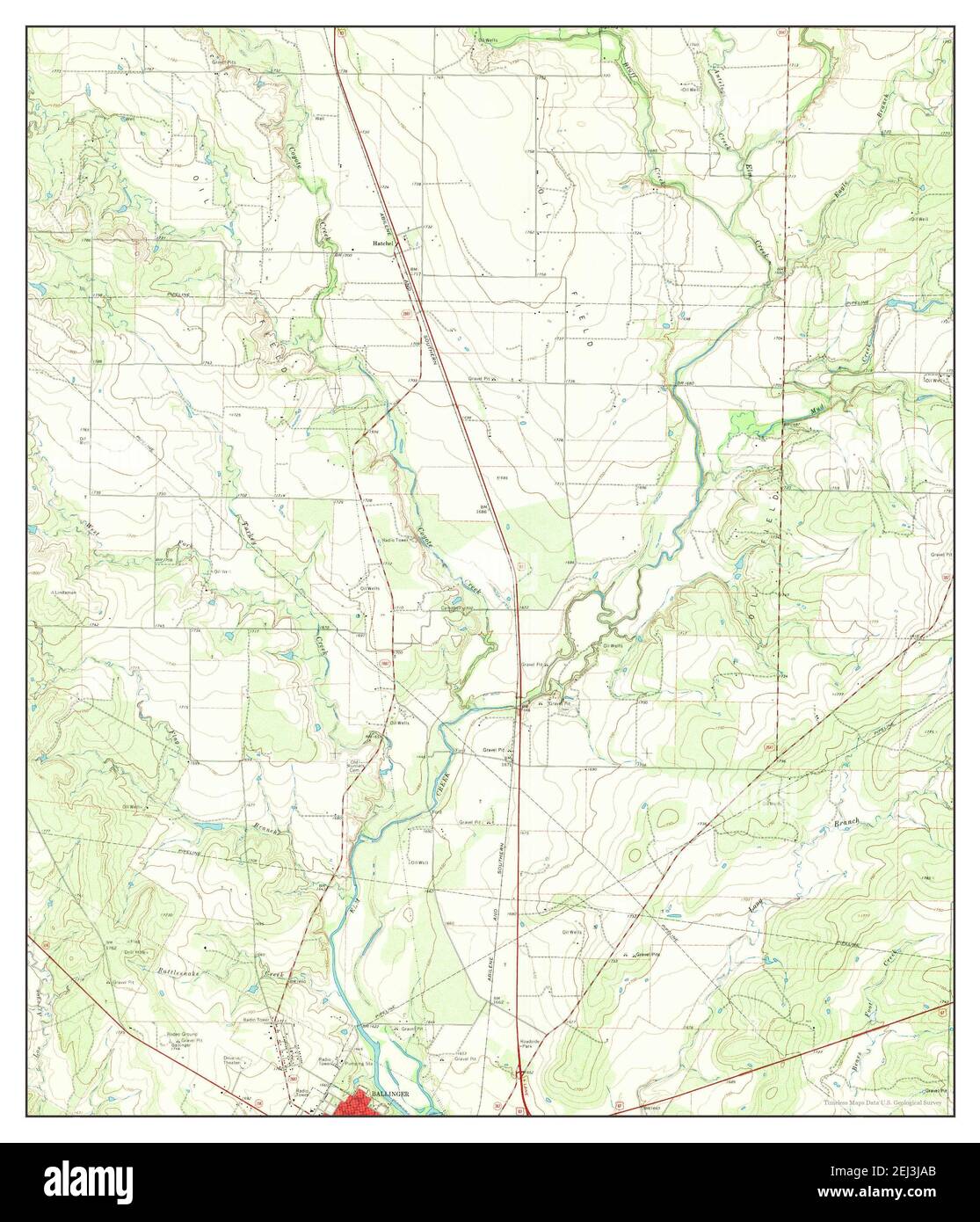 Hatchel, Texas, map 1967, 1:24000, United States of America by Timeless ...
